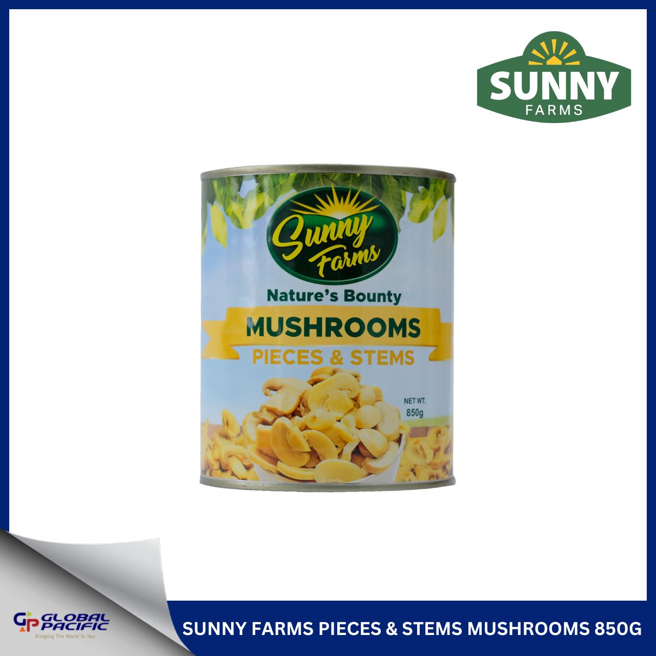 SUNNY FARMS NATURE'S BOUNTY PIECES & STEMS MUSHROOMS