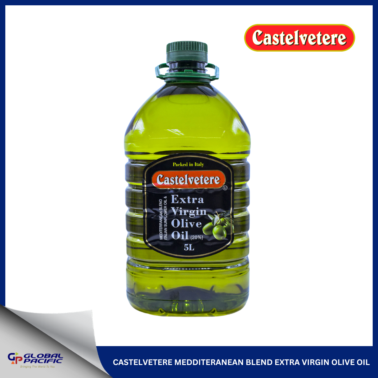 CASTELVETERE MEDITERRANEAN BLEND ITALIAN SUNFLOWER OIL & EXTRA VIRGIN